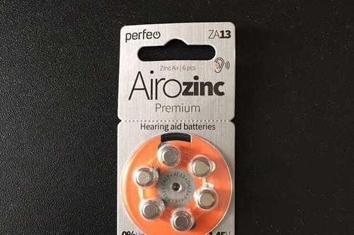 Батарейки Perfeo ZA13 для слуховых аппаратов 6шт