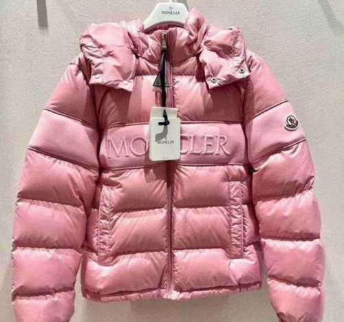 Пуховик Moncler женский с QR и NFC (Арт.62856)