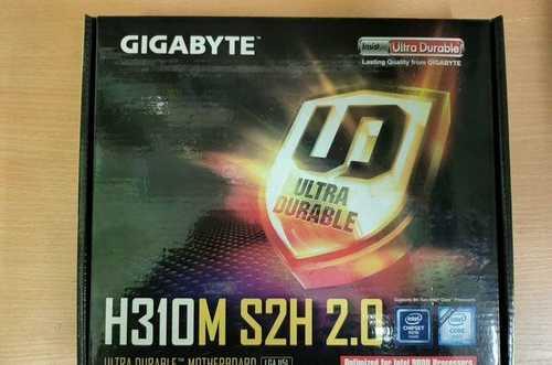 1151-v2 Gigabyte H310M S2H 2.0 mATX проверка
