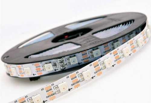 Адресная светодиодная лента 1м, 5В, 60 LED