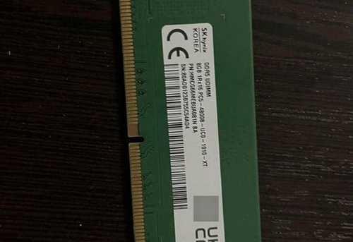 Модули памяти dimm 8Gb DDR5 x 2 4800MHz Hynix