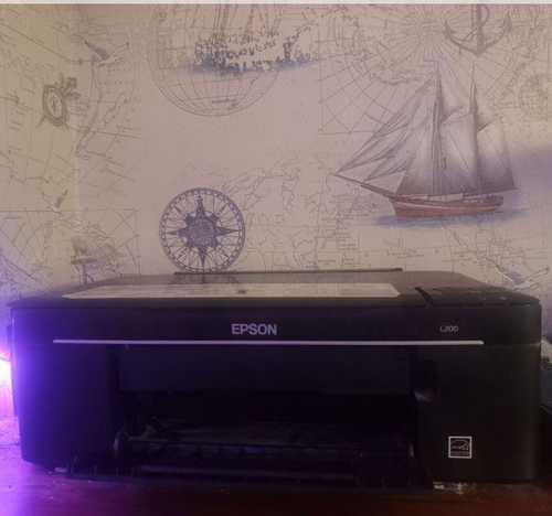 Мфу принтер epson L200