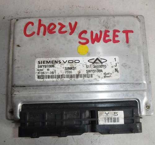 Блок управления двигателем Chery Sweet QQ