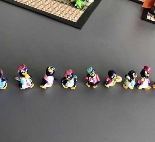 Игрушки из киндер сюрприза пингвины