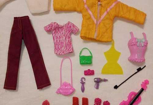 Одежда и аксессуары для Барби пакетом