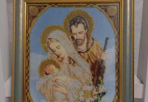 Картина бисером Святое семейство