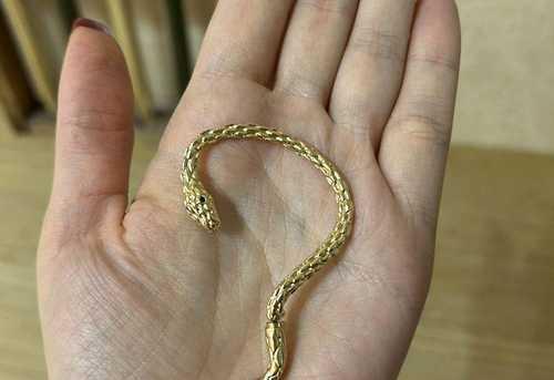 Серьги каффы новые змея