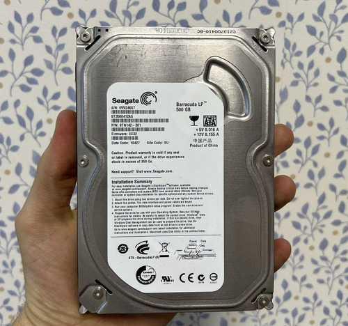 Жесткий диск seagate 500 gb 3.5