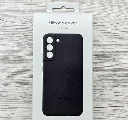 Чехол Silicone Cover для Samsung S22  черный