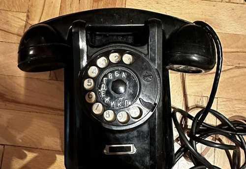 Старый настенный телефон из 60х звезда