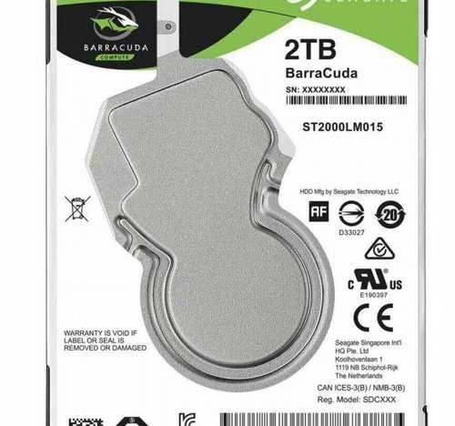 Жесткий диск Seagate Barracuda ST2000LM015