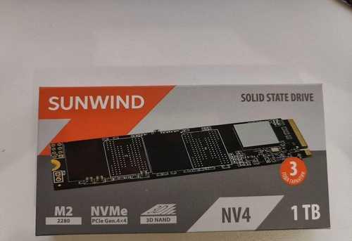 SSD Sunwind NV3 M.2 nvme 2280 1тб новый