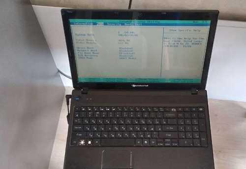 Ноутбук Packard Bell TK85 Core i3 на запчасти
