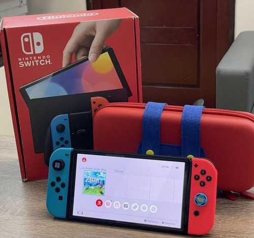 Nintendo Switch oled 64gb (128gb microSD   Zelda)