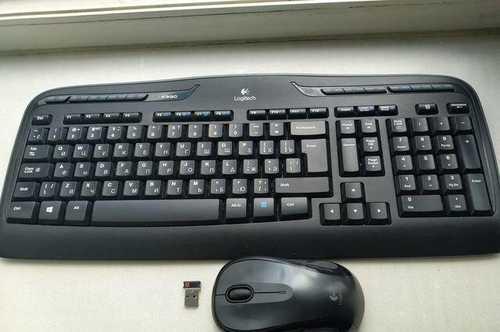 Клавиатура Logitech K330 и мышь M510