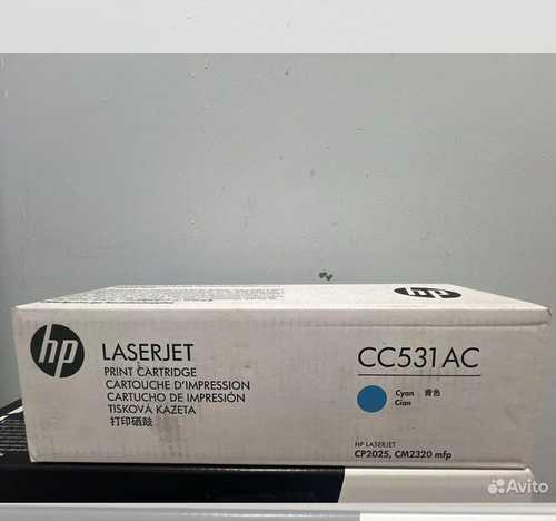 CC531AC Картридж HP 304A лазерный голубой (2800 ст