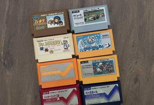 Оригинальные картриджи Famicom