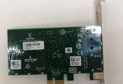 Сетевая карта Dell Broadcom 5720 2x1G RJ45 PCI-E N