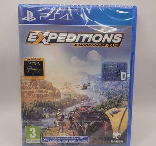 PS4 Expeditions a mudrunner game диск