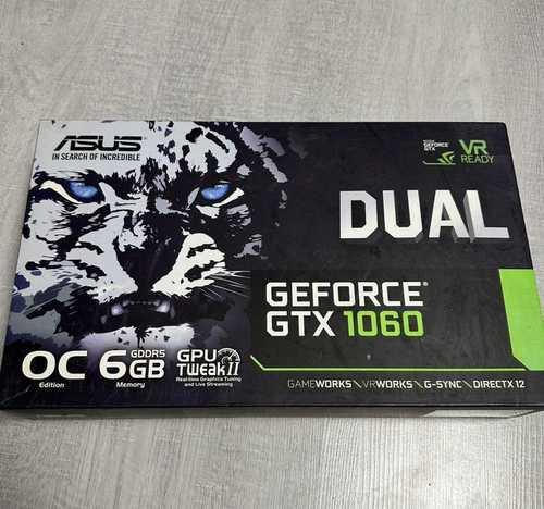 Видеокарта asus gtx 1060 6gb