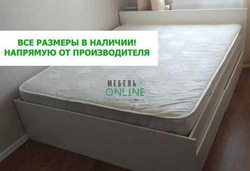 Кровать двуспальая с ящиками