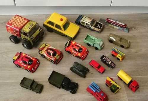 Детские игрушки машинки советские 15 штук