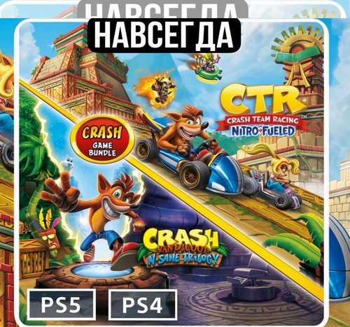 Crash N Sane Trilogy   CTR Nitro PS4/PS5 Навсегда