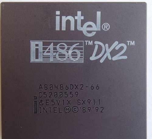 Керамический ретро процессор Intel i486 DX2
