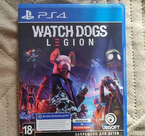 Watch dogs legion ps4 диск