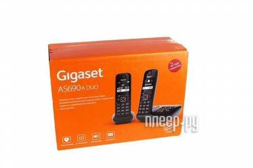 Gigaset AS690A Duo RUS Black