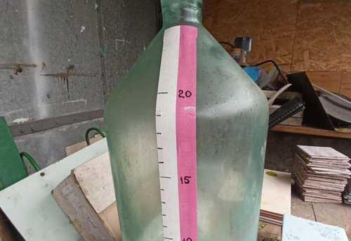 Бутыль 25 литров стеклянный