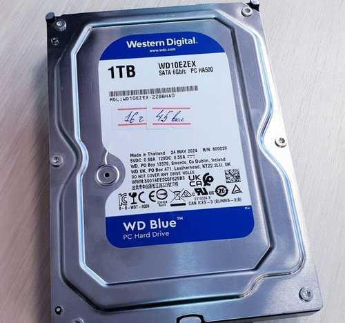 3.5 Жесткий диск Western Digital Blue 1Tb