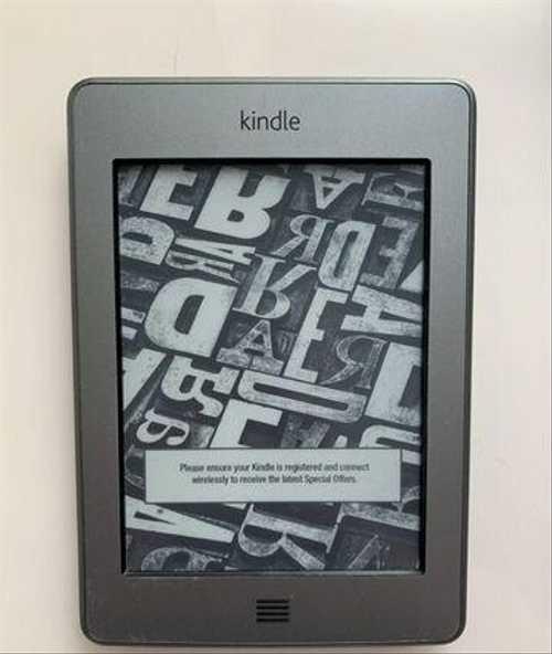 6" Электронная книга Amazon Kindle Touch 4 гб