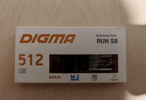 SSD накопитель digma Run S9 M.2 512 гб