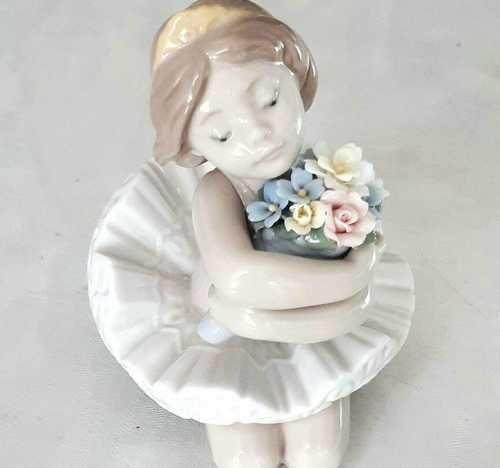Винтаж: LLadro фарфоровая статуэтка. Балерина