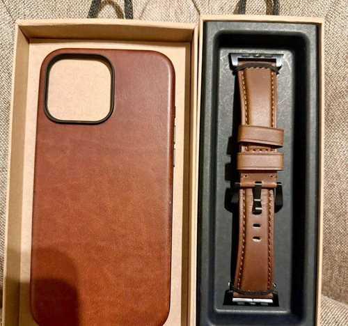 Nomad apple watch ultra и чехол iPhone 16 pro max