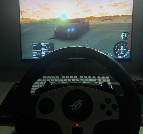 Игровой руль dexp wheelman pro gt