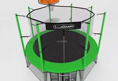 Батут i-Jump Basket 12ft green
