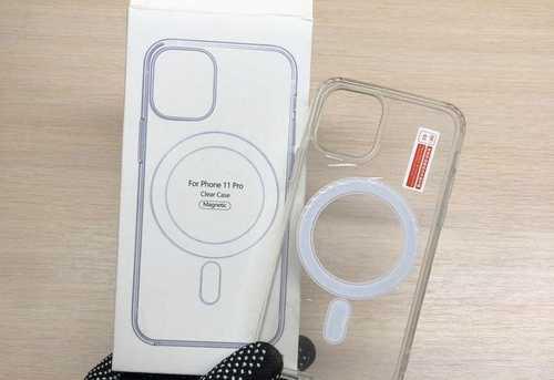 Чехол на iPhone 11 Pro Clear Case MagSafe силикон