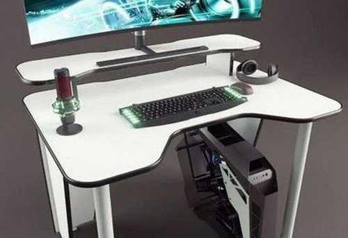 Компьютерный стол белый игровой