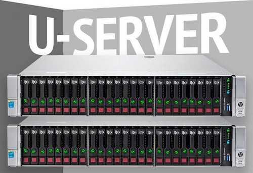 Сервер HP DL380 Gen9 24*2.5 2*2699v4 64Gb P440ar S