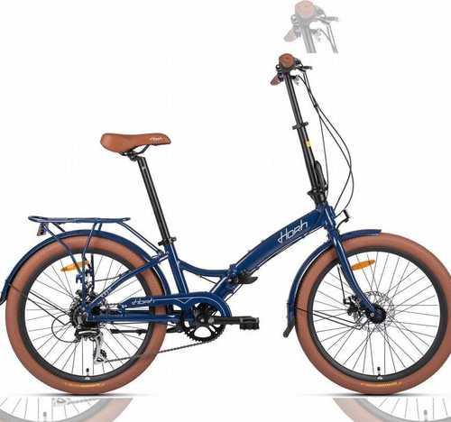 Велосипед horh kayo 24RD8D 24" (2024) Dark Blue Vol209