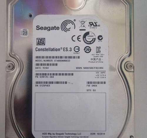 Жесткий диск seagate 4 tb