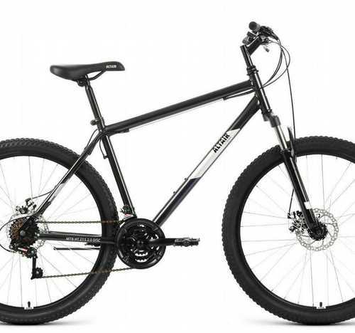 Горный велосипед Altair MTB HT 27.5 2.0 D, год 2022, цвет Черный-Серебристый, ростовка 19