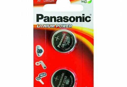 Батарейки Panasonic CR-2032EL/2B дисковые литиевые