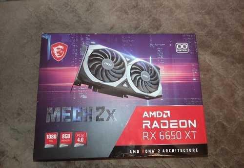 Видеокарта MSI AMD Radeon RX 6650 XT mech 2X OC