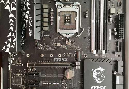 Материнская плата MSI Z370 krait gaming