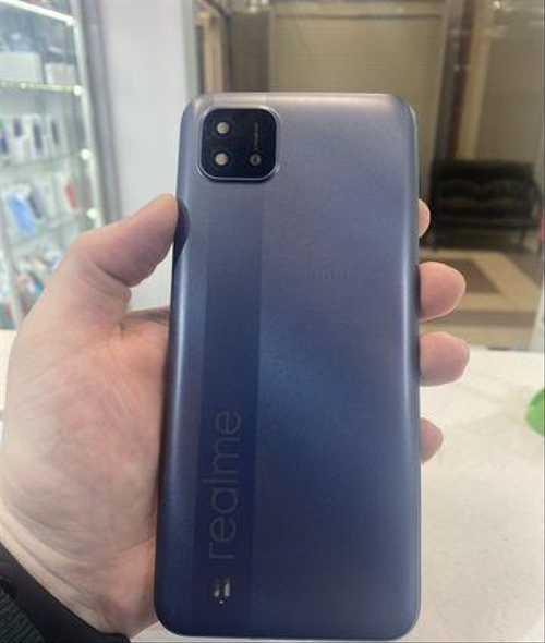 Задняя крышка Realme C11 2021 серая