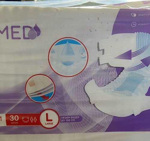Подгузники для взрослых solomed размер L(Large)