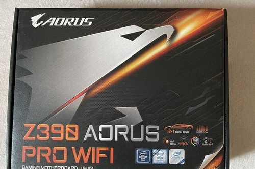 Intel core i7 9700k + z390 gigabyte aorus pro wifi